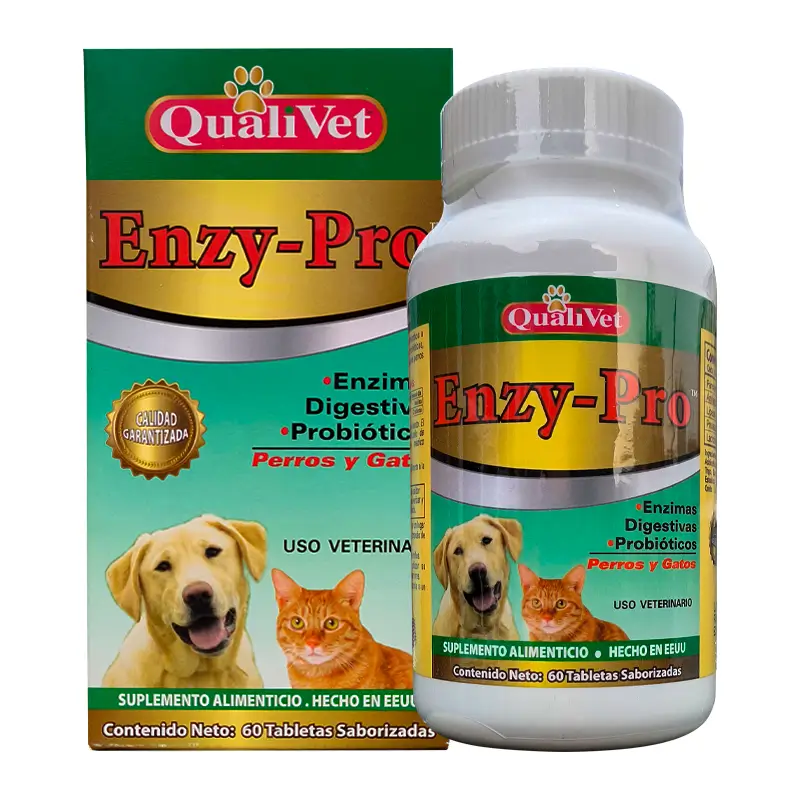 Enzy Pro Suplemento Nutricional para Perros y Gatos 60 tab