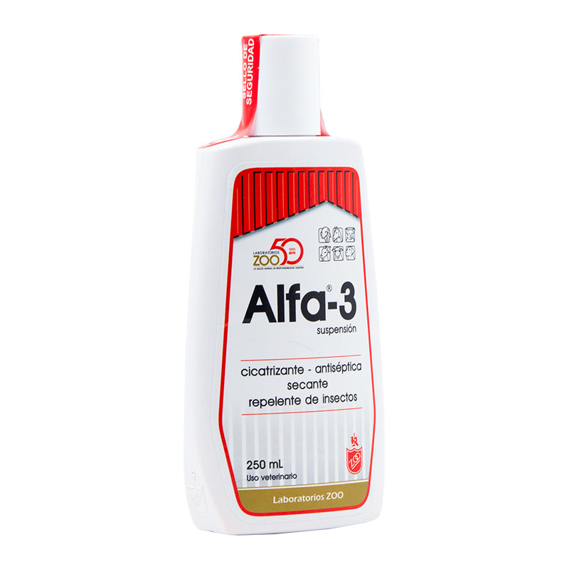 Alfa 3 Loción Cicatrizante 250 ml - Todo para Mascotas - Alimentos Aseo ...