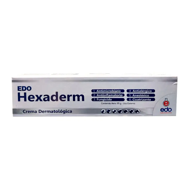 Edo Hexaderm Crema Dermatológica 35 g - Todo para Mascotas - Alimentos ...